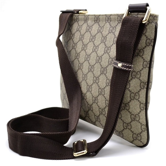 Gucci | Bags | Gucci Shoulder Gg Bag Tan Crossbody Brown Supreme | Poshmark